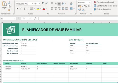 Plantilla Para Planificar Tus Viajes Con Excel GRATIS Excel Y VBA