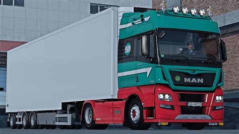 4K ETS2 1 43 Promods Man TGX E6 440 London Le Havre