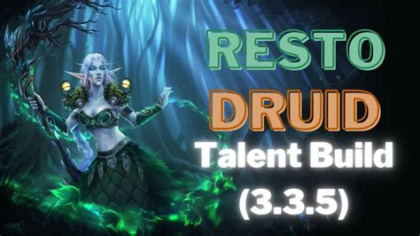 WOTLK Restoration Druid PvE Talent Build YouTube