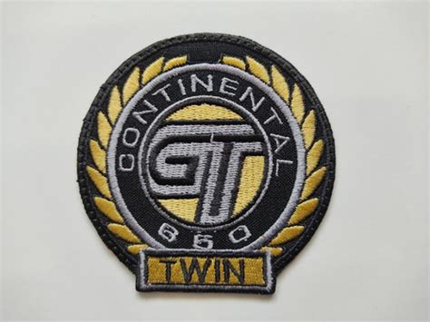 Parche Bordado Continental Gt Twin Royal Enfield Moto Cuotas Sin