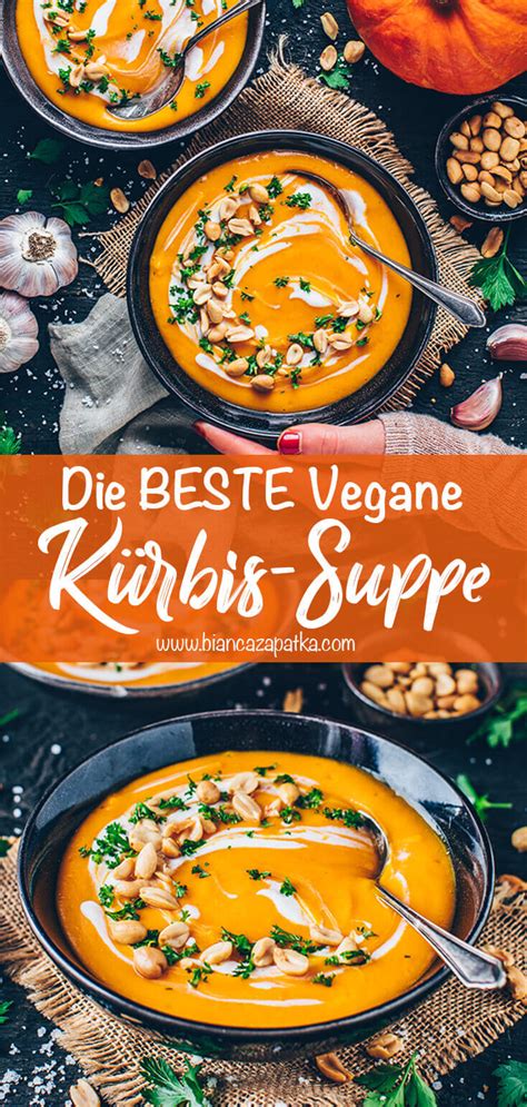 Cremige Kürbissuppe Vegan Einfach Bianca Zapatka Rezepte