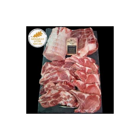 Colis Viande De Porc Fermier D Auvergne Kg Porc Label Rouge