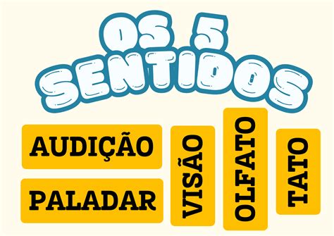 JOGO PEDAGÓGICO 5 SENTIDOS PDF PRONTO PARA IMPRESSÃO Juliana de