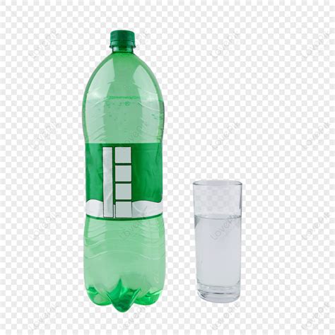 Big Bottle Of Sprite And A Glass Of Sprite Plastic Lifestyle Png Hd