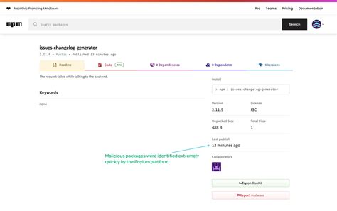 Phylum Identifies Malicious Npm Packages