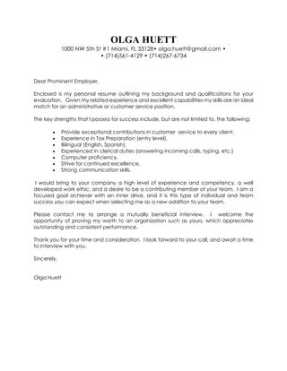 OLGA HUETT Cover Letter 1 PDF