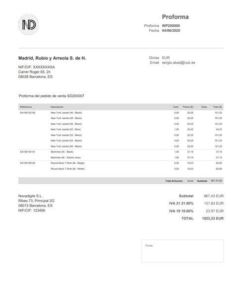 Cómo crear una Factura Proforma Stockagile