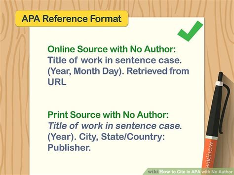How To Cite In APA With No Author 8 Steps With Pictures