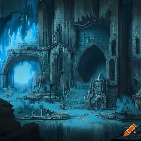 Detailed Battle Map For Dungeons And Dragons On Craiyon