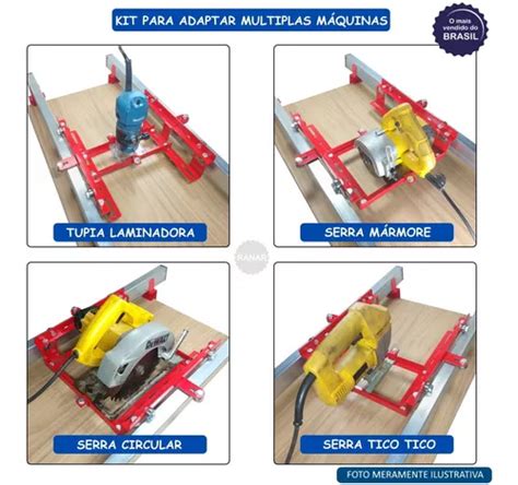 Kit Bancada De Corte Serra Marmore Gabarito Marceneiro R Em Viam O