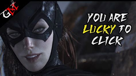 BATGIRL IS DAMN HOT Batman Arkham Knight DLC YouTube