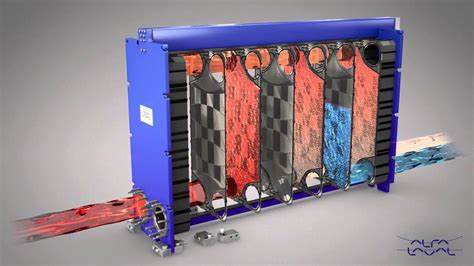 Alfa Laval 2 Pass Gasketed Plate And Frame Heat Exchanger Alfa Laval