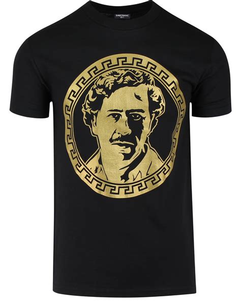 ShirtBANC ShirtBANC Brand Pablo Escobar Gold Print Esco Tee Pablo