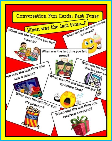 Past Simple Speaking Cards 2BD