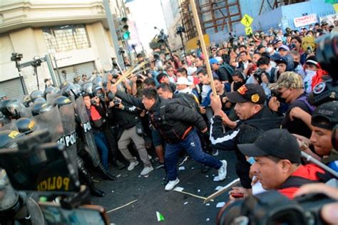 Toma de Lima se registran actos vandálicos en marcha a favor de Pedro