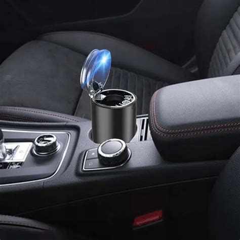 Popielniczka samochodowa Mini Auto popielniczka z pokrywką przenośne