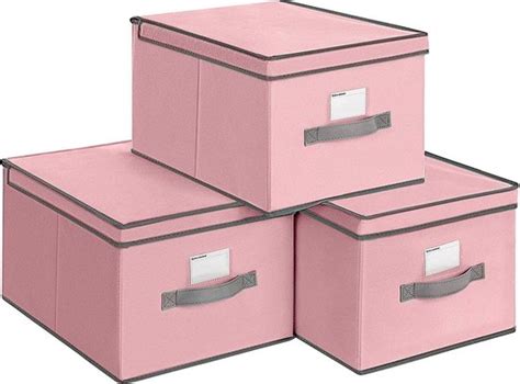 Opbergdozen Opruimdozen Vouwdozen Opbermanden Roze Bol