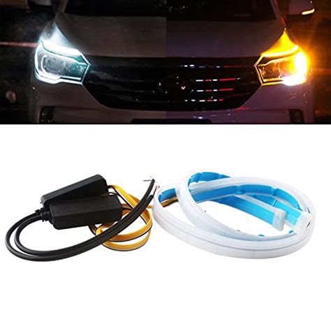 Lot De 2 Bandes LED DRL De 30 Cm Pour Voitures Feux De Circulation