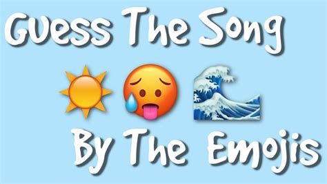Guess The Song By Emojis Top Hits Youtube