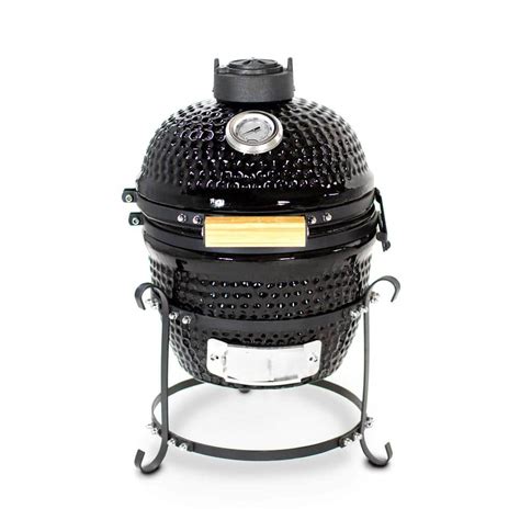 Louisiana Grills K13 Ceramic Kamado Charcoal Grill In Black 61130 The