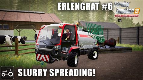 Spreading Slurry Plowing A New Field Erlengrat Farming Simulator