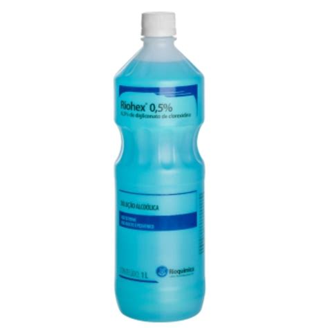 Riohex Clorexidina Solu O Alc Olica Azul Ml Rioqu Mica