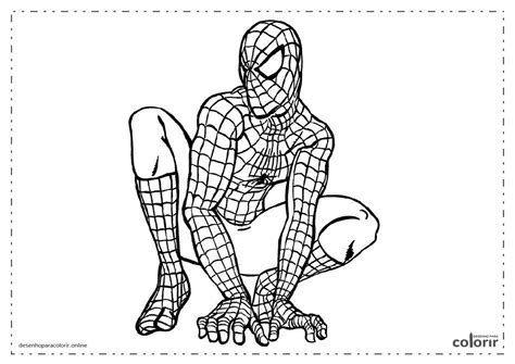 Desenhos De Homem Aranha Para Colorir