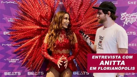 Anitta em Florianópolis cantora fala sobre Melody Ivete Sangalo e o