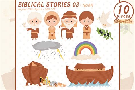 Cute Noah S Ark Clipart Bible Theme Graphic By Clipartfables