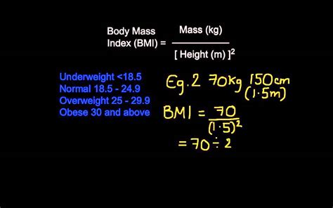 Bmi Formula How To Use The Bmi Formula