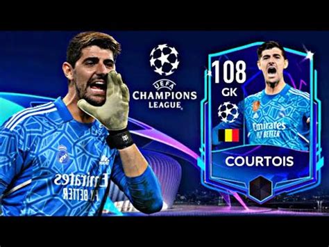 BEST UCL GK 108 RATED THIBAUT COURTOIS GAMEPLAY REVIEW FIFA MOBILE 23