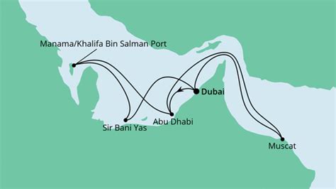 Kreuzfahrt Manama Khalifa Bin Salman AIDA Hafen Manama Khalifa Bin Salman