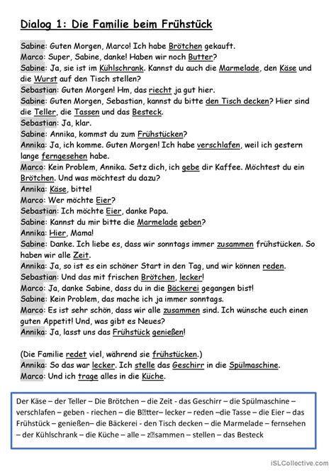sehr einfache und kurze Dialoge mit Deutsch DAF Arbeitsblätter pdf doc