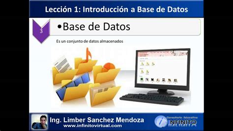 BD1 Leccion1 Introducción a Base de Datos ViYoutube
