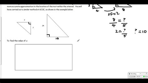 fp1 numerical methods similar triangles for linear interpolation youtube