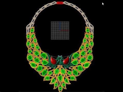 Picock Neckless Part For Jewellery Design Rhino Cad Matrix Gemvision