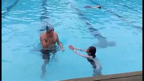 Swimming With My Niece And Nephew Youtube