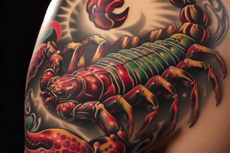 Traditional Scorpion Tattoo A Timeless Fusion Of Art And Symbolism