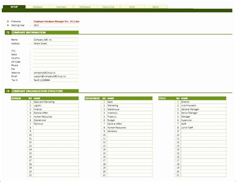 Nice Free Employee Training Database Template Excel Spreadsheet Google