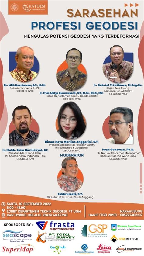 Sarasehan Profesi Geodesi Mengulas Potensi Geodesi Yang Terdeformasi