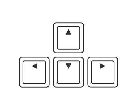 Cursor Key Arrangements The Four Cursor Keys Up Down Left And
