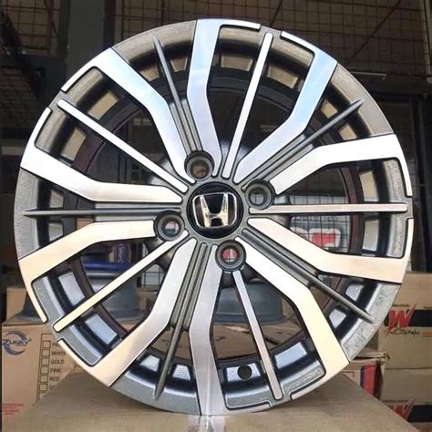 Jogo De Rodas Honda City Aro X Brw Prata