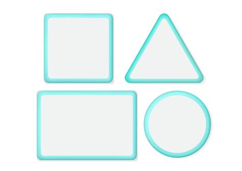Empty Warning Sign Templates Set 5746952 Vector Art At Vecteezy