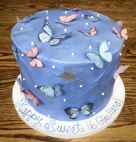 Sweet Sixteen Cakes Blue