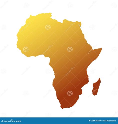 Map Of Africa Sign Silhouette World Map Globe Vector Illustration
