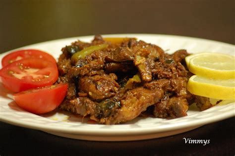 Mutton Roast Kerala Food Coriander Powder Green Chilli Garlic Paste