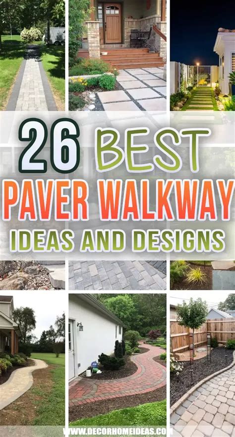 Best Paver Walkway Ideas Adding Some Nice Pavers To Build Your Garden