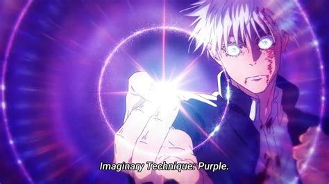 虚式茈Hollow technique Purple Jujutsu Kaisen YouTube