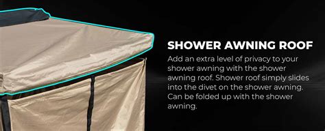 The KickAss Premium Shower Tent Awning With Roof Base KickAss Products