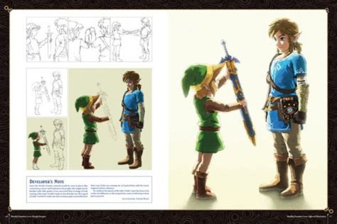 Artbook Creating A Champion Legend Of Zelda Breath Of The Wild